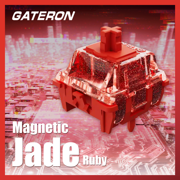 GATERON Magnetic Jade Ruby Switch【磁気式スイッチ】